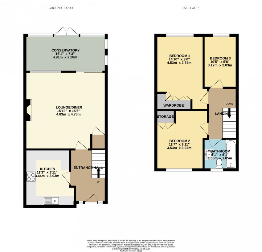 Emmer Green, Reading, Berkshire, 3 bedroom, End of Terrace House
